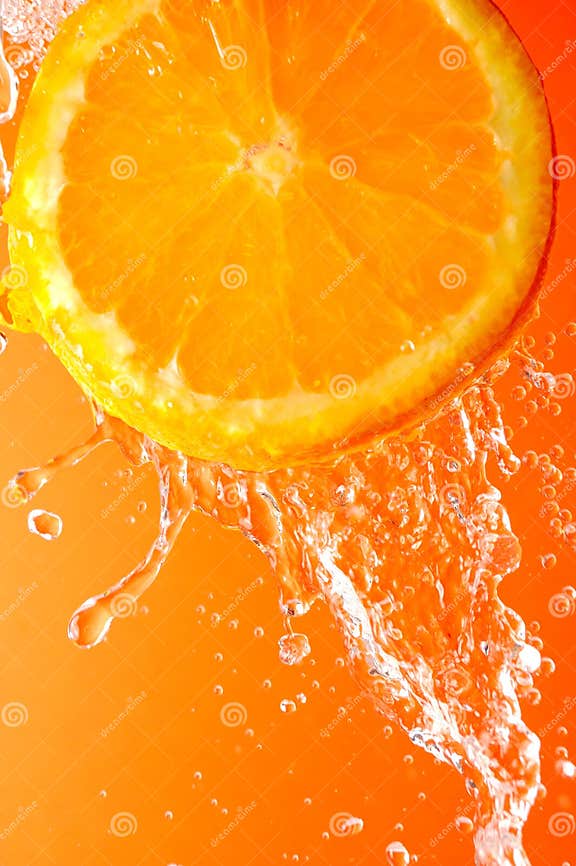 Orange slice stock photo. Image of refresh, splash, citrus - 2159490