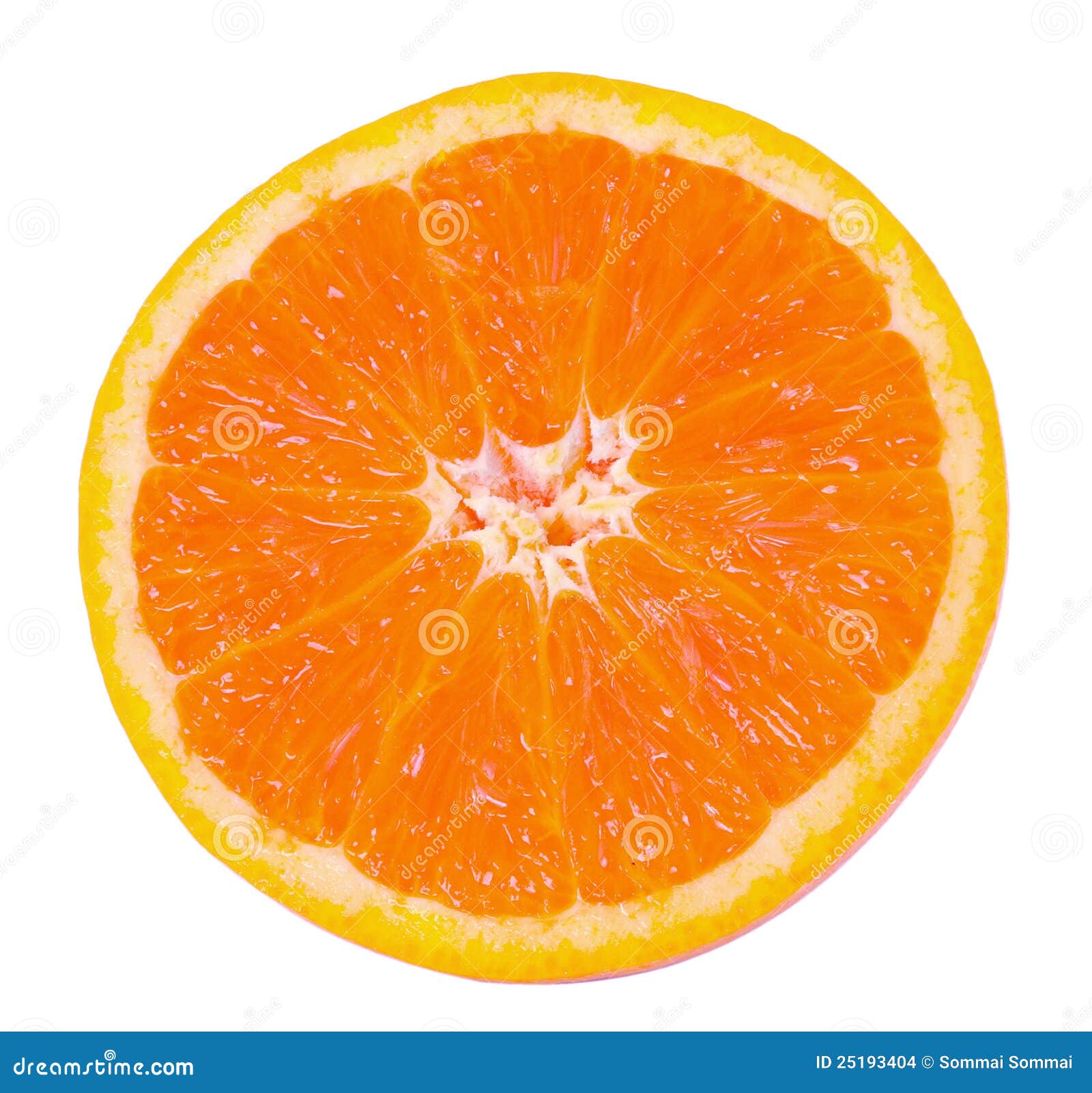 Orange slice stock photo. Image of sweet, tropical, fruit - 25193404