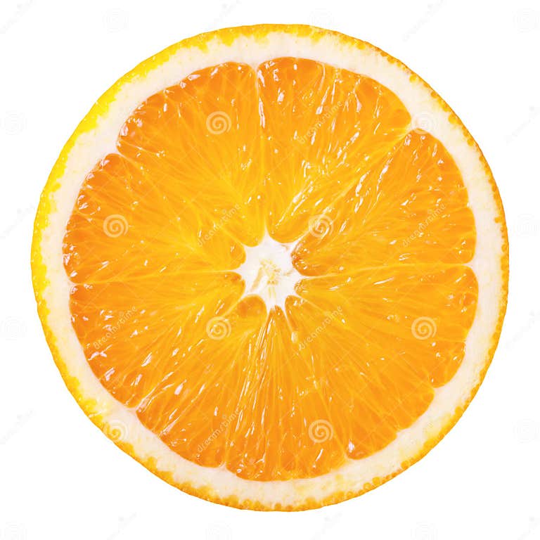 Orange slice stock image. Image of studio, food, refreshing - 27808567
