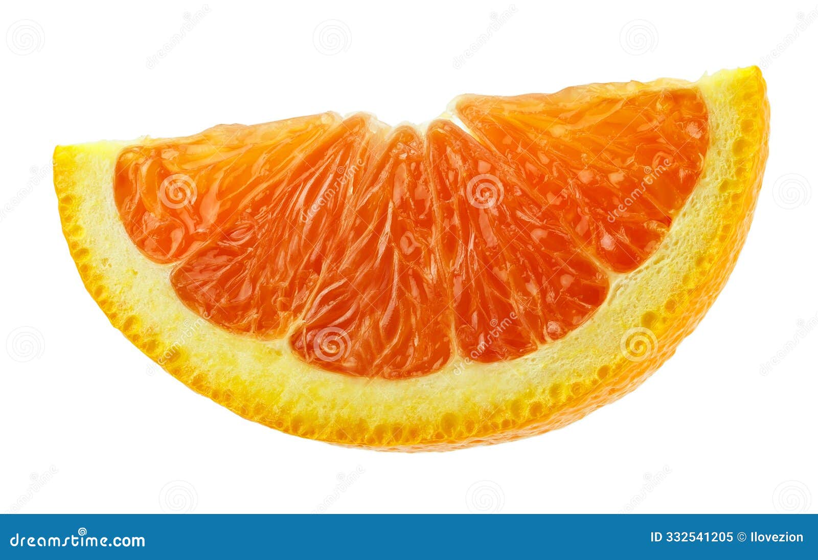 A Vibrant and Detailed Close-up of an Orange Slice Stock Image - Image ...
