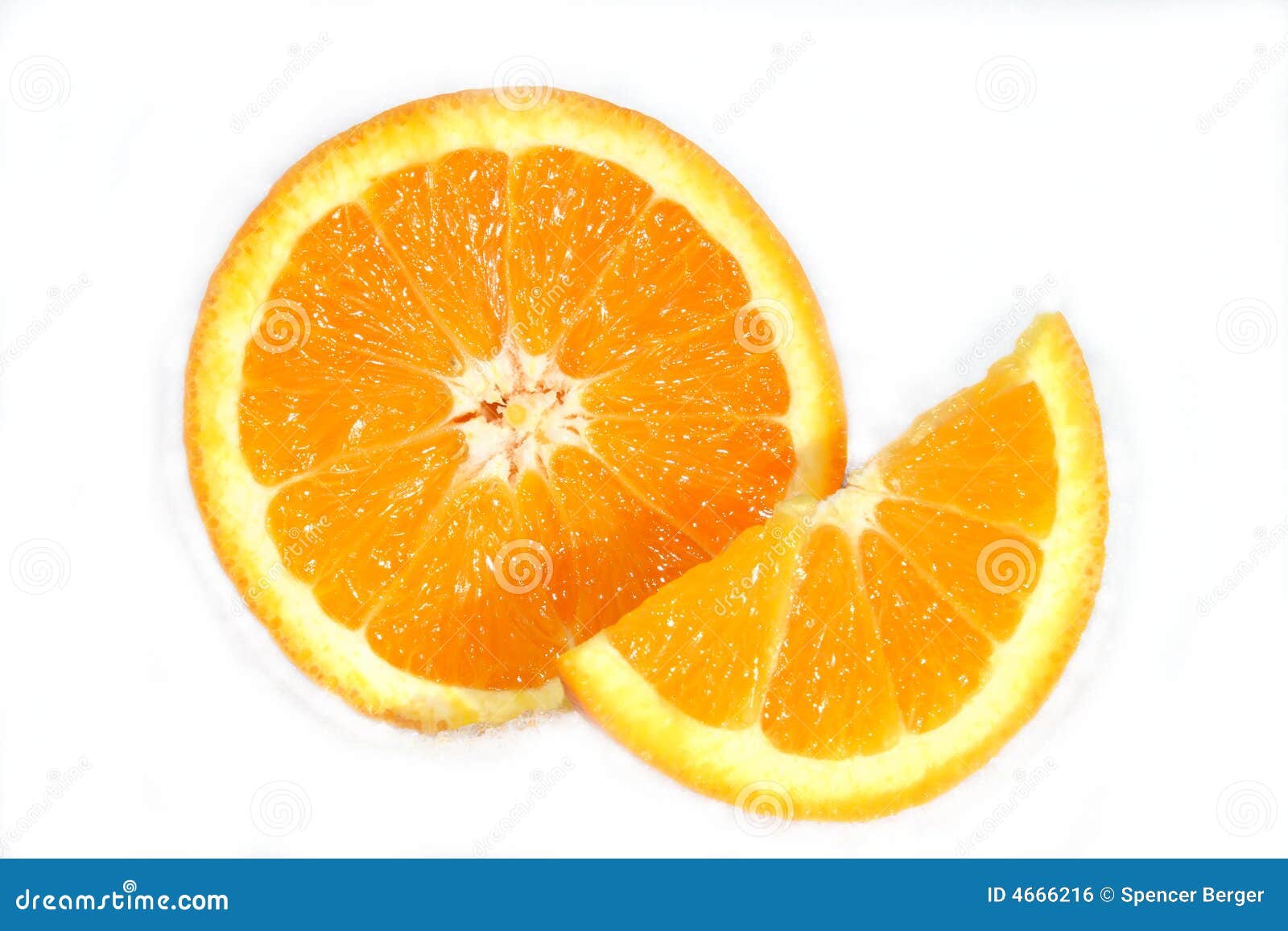 Orange Slice stock photo. Image of sweet, diet, isolated - 4666216