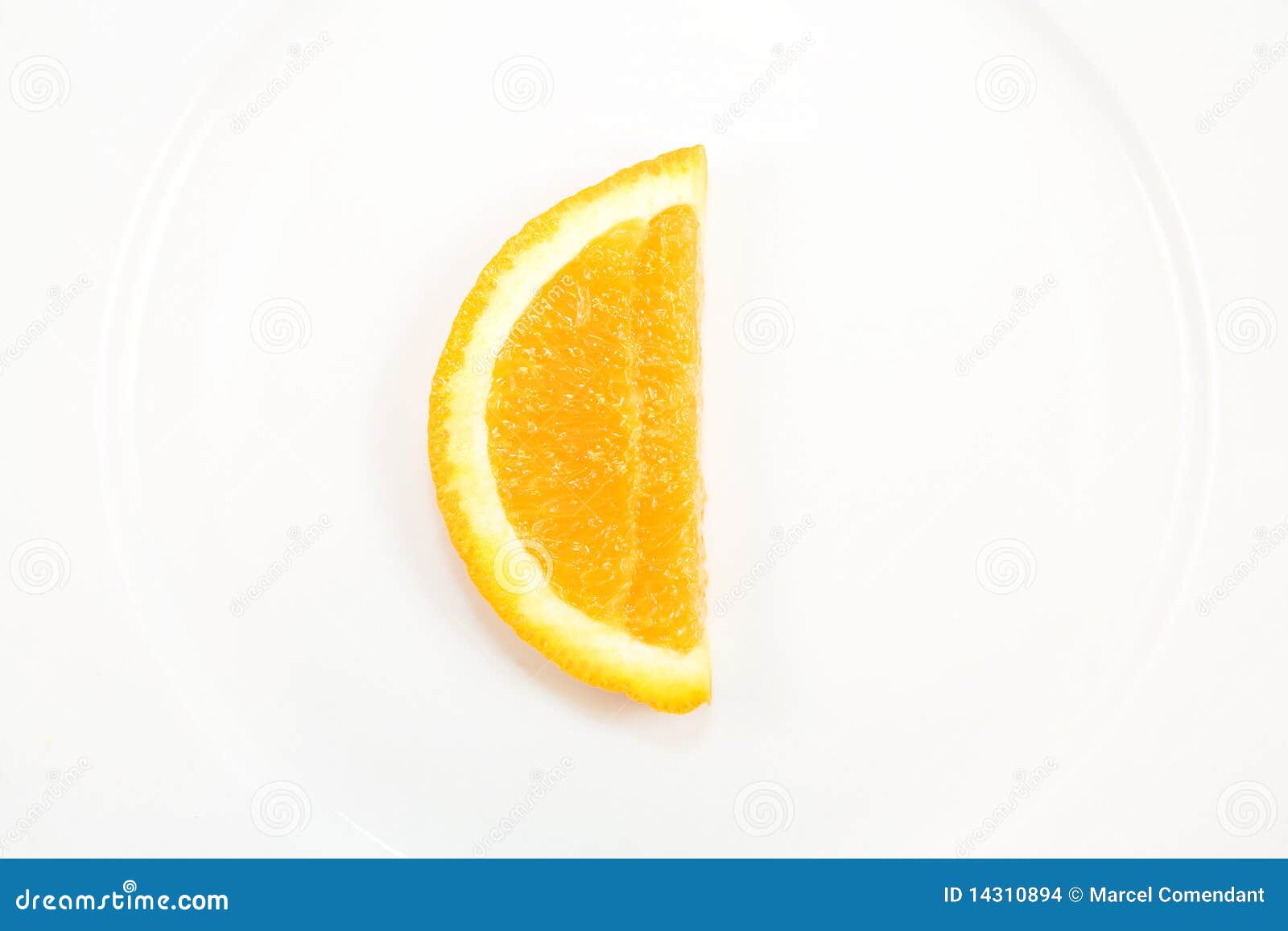 Orange slice with C shape stock photo. Image of food - 14310894