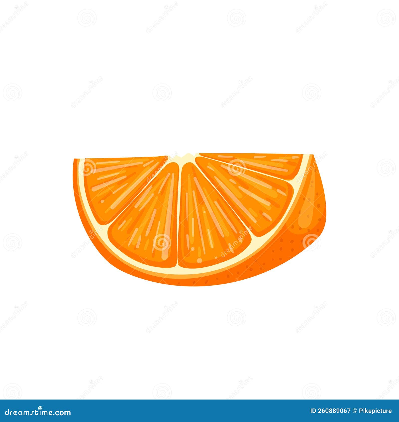 Orange Slice Cartoon Vector Illustration Stock Illustration ... Orange Slice Cartoon Vector Illustration Stock Illustration ...