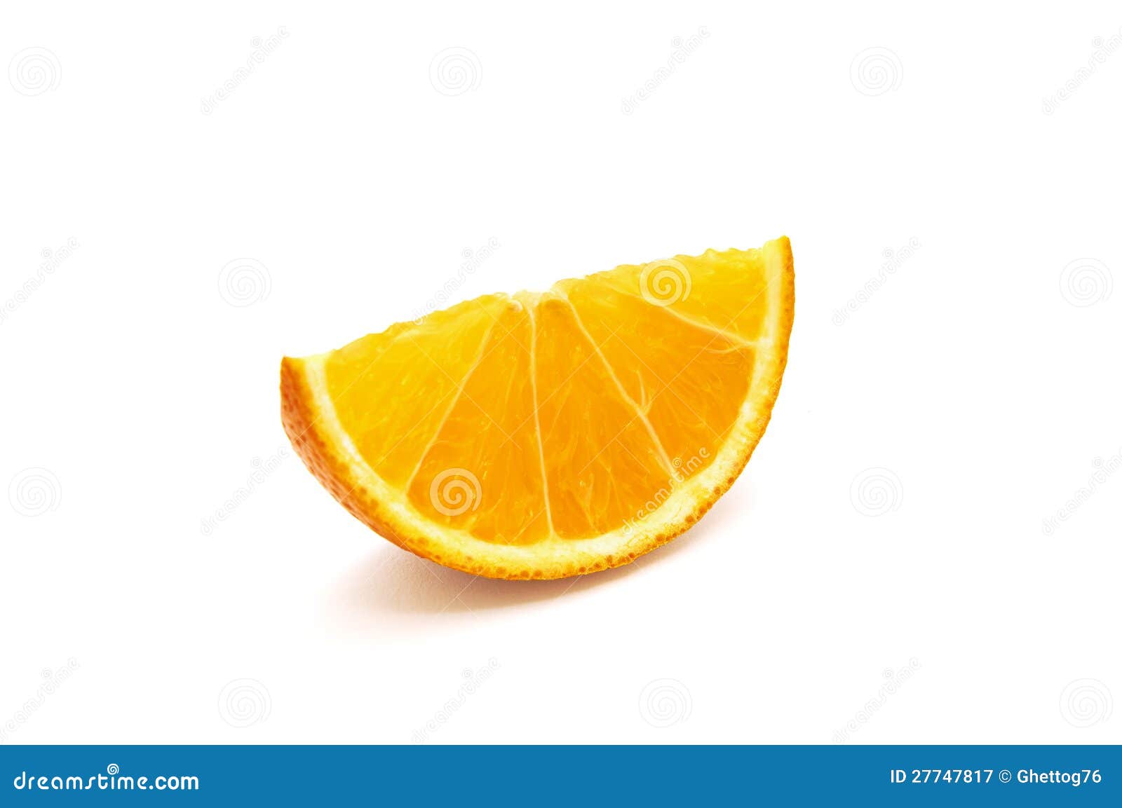 Orange slice isolated stock image. Image of healthy, fruit - 27747817
