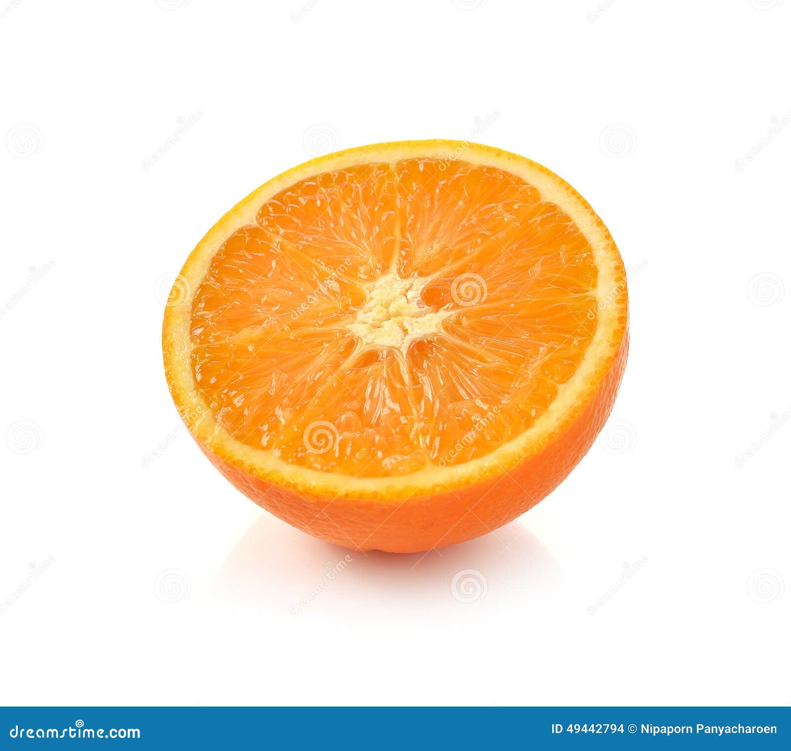 Orange slice stock photo. Image of sweet, color, refreshing - 49442794