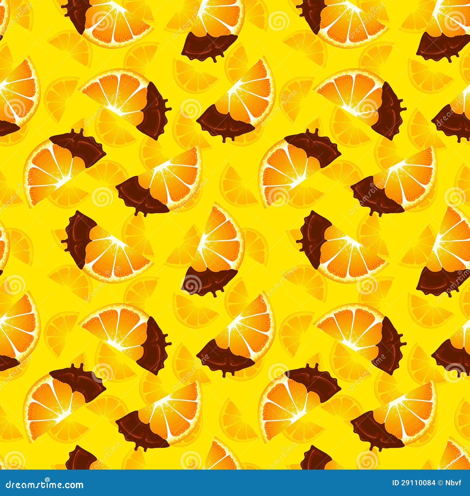 Orange Slice Package Design Colorful Pattern Background Stock ...