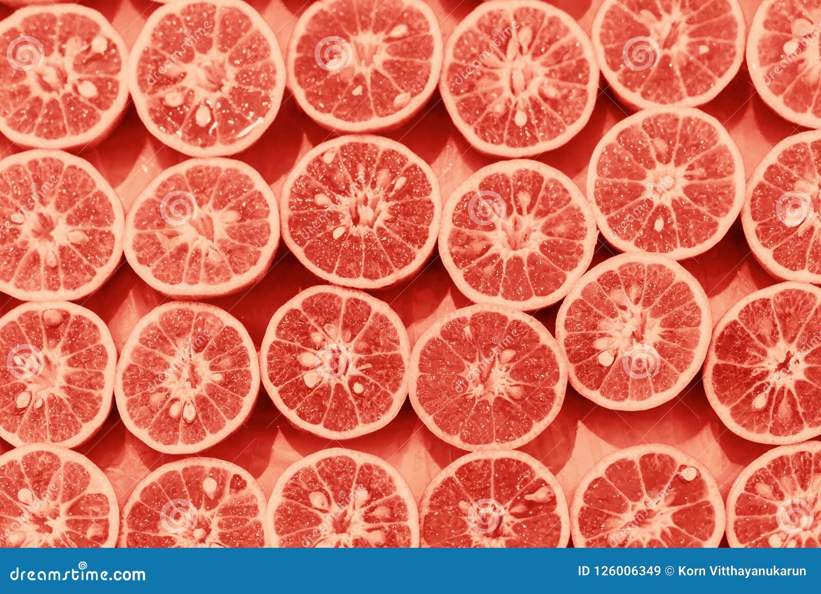 Orange Slice Pattern Colorized Pop Art Stock Image - Image of green ...