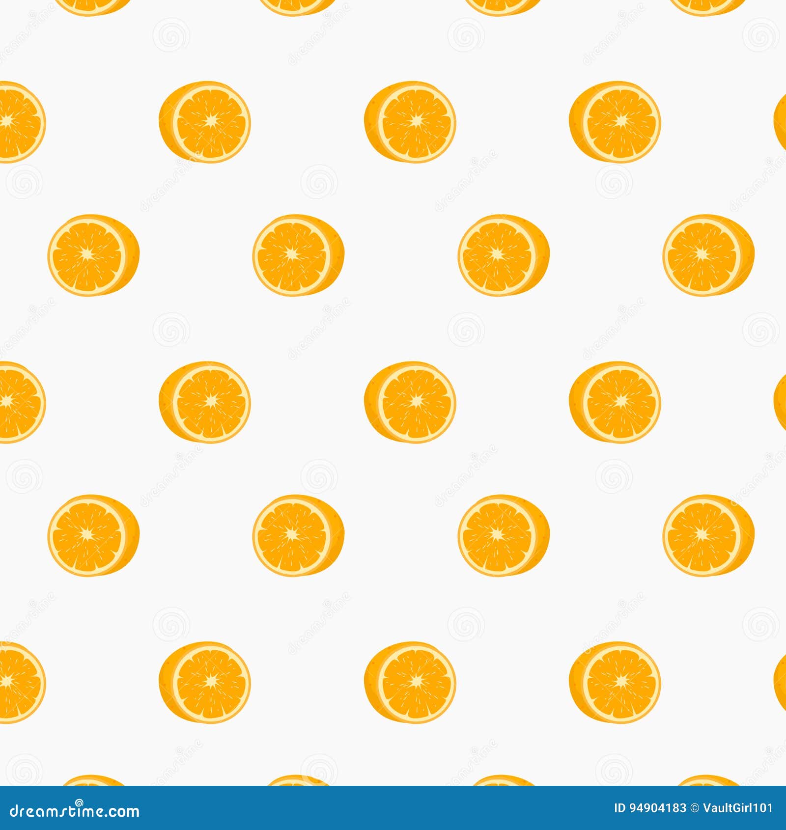 Orange Slice Pattern Design Stock Vector - Illustration of slice ...