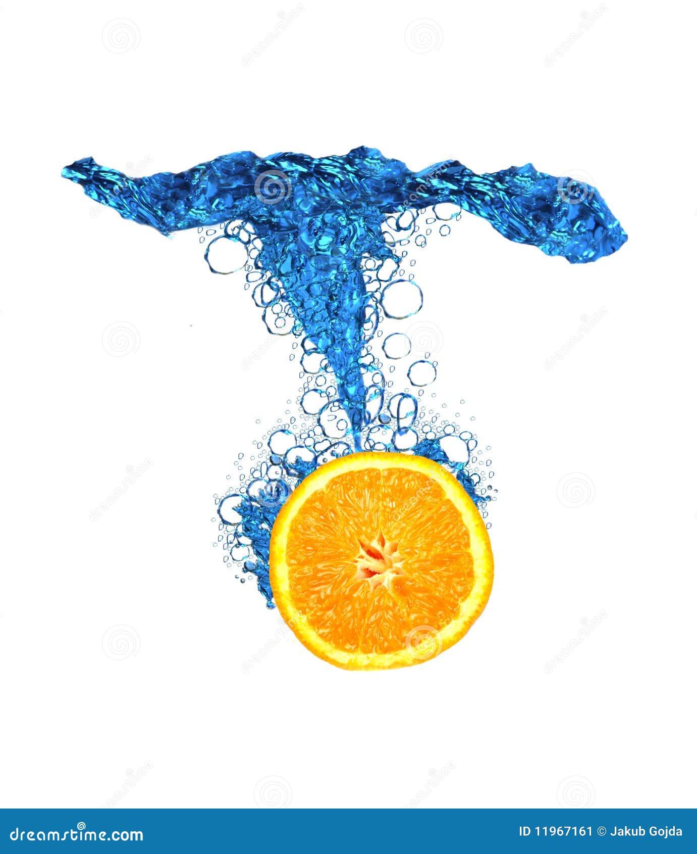 Orange slice splash stock image. Image of fruit, color - 11967161