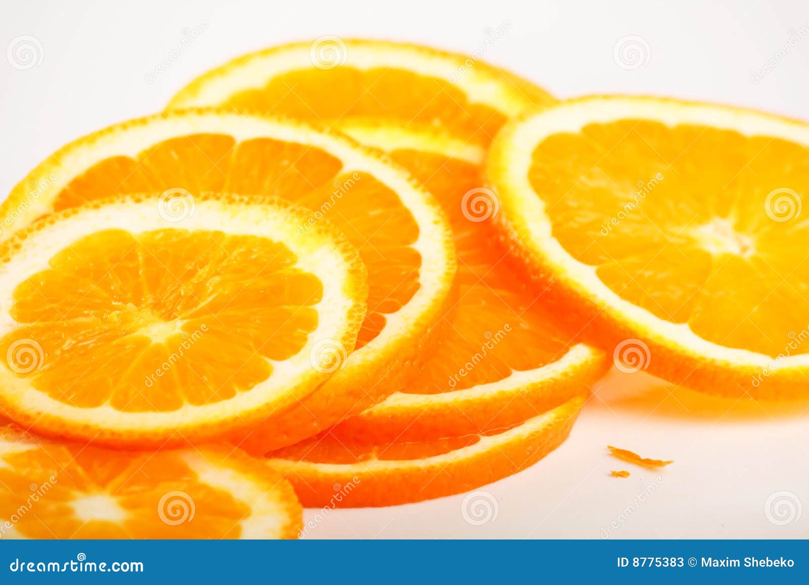 Orange slices stock image. Image of space, lifestyle, color - 8775383