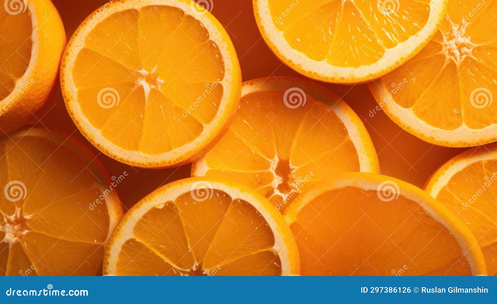 Orange Slices As Background Texture Stock Photo - Image of nature ...