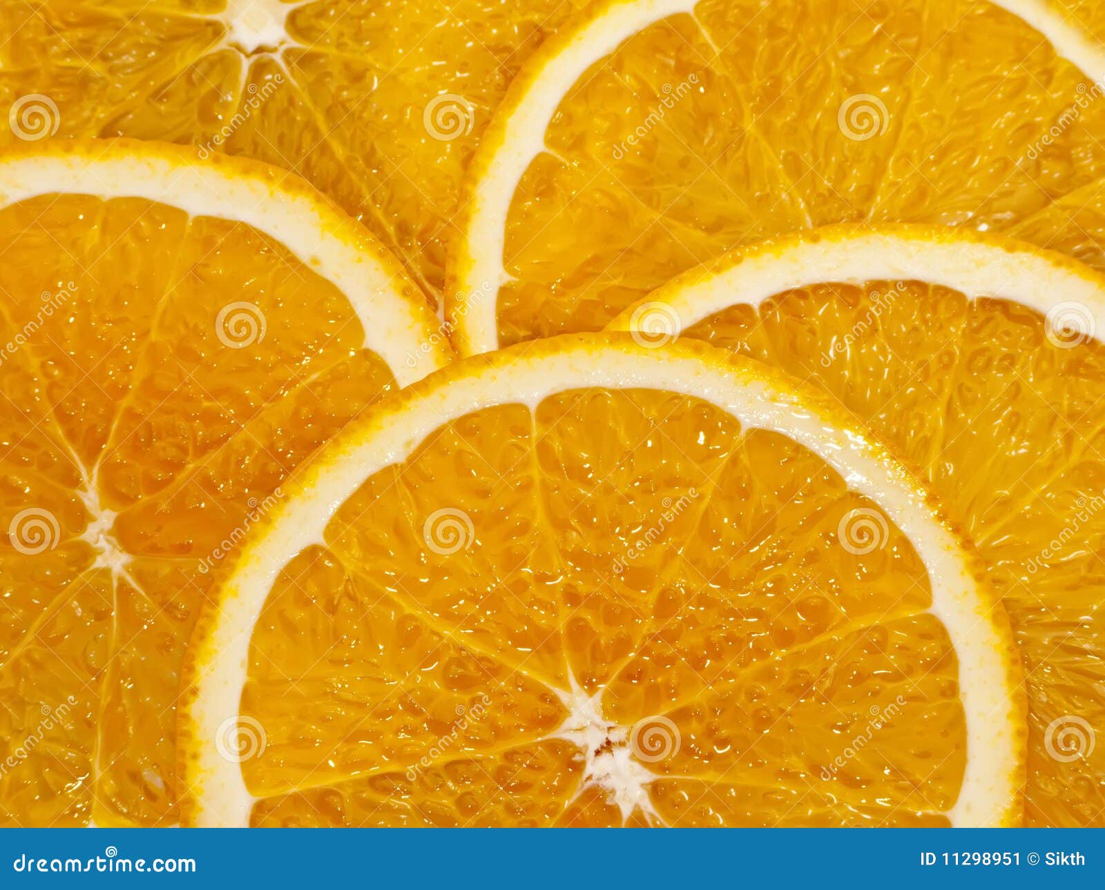 Orange Slices Close-Up stock image. Image of orange, calories - 11298951