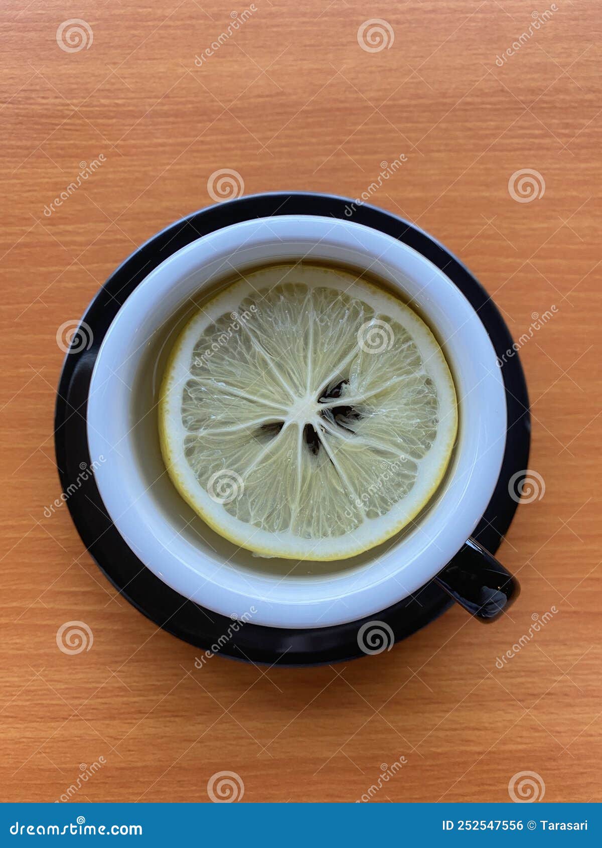 Orange Slices in a Cup. on a Wooden Table Stock Photo - Image of nature ...