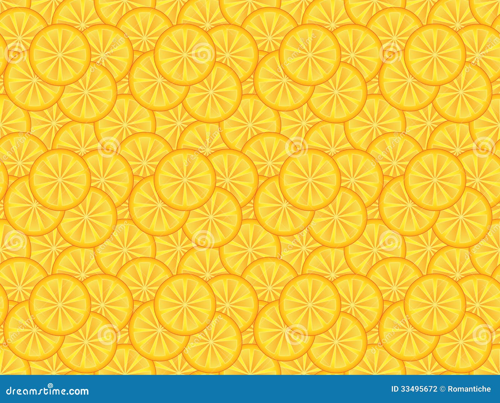Orange slices pattern stock vector. Illustration of orange - 33495672