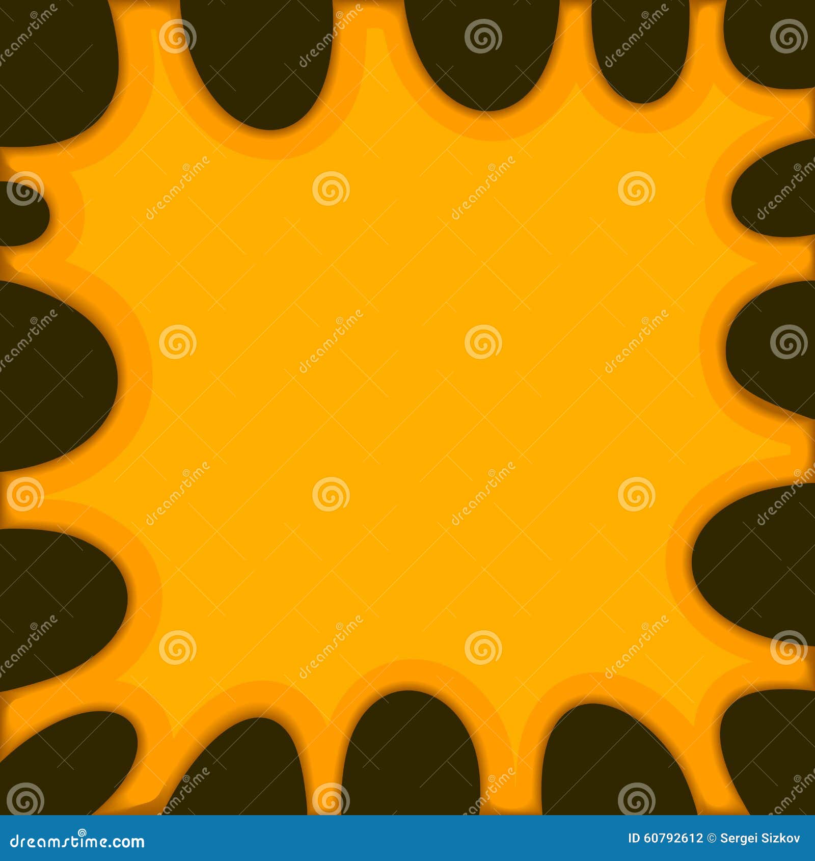 Orange Slime Background on Dark. Vector Stock Vector - Illustration of ...