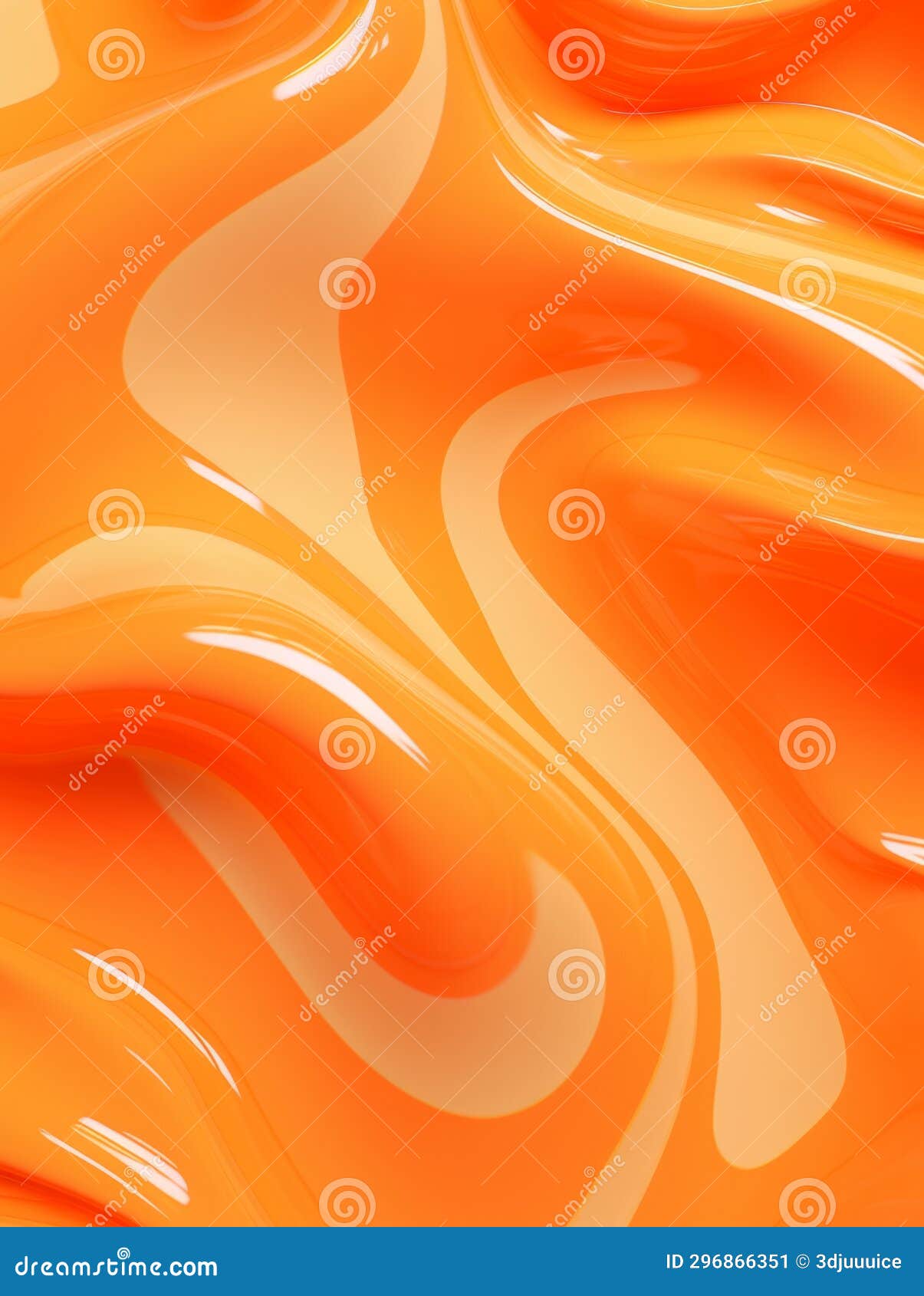 Orange Slime Creative Abstract Geometric Texture. Stock Illustration ...