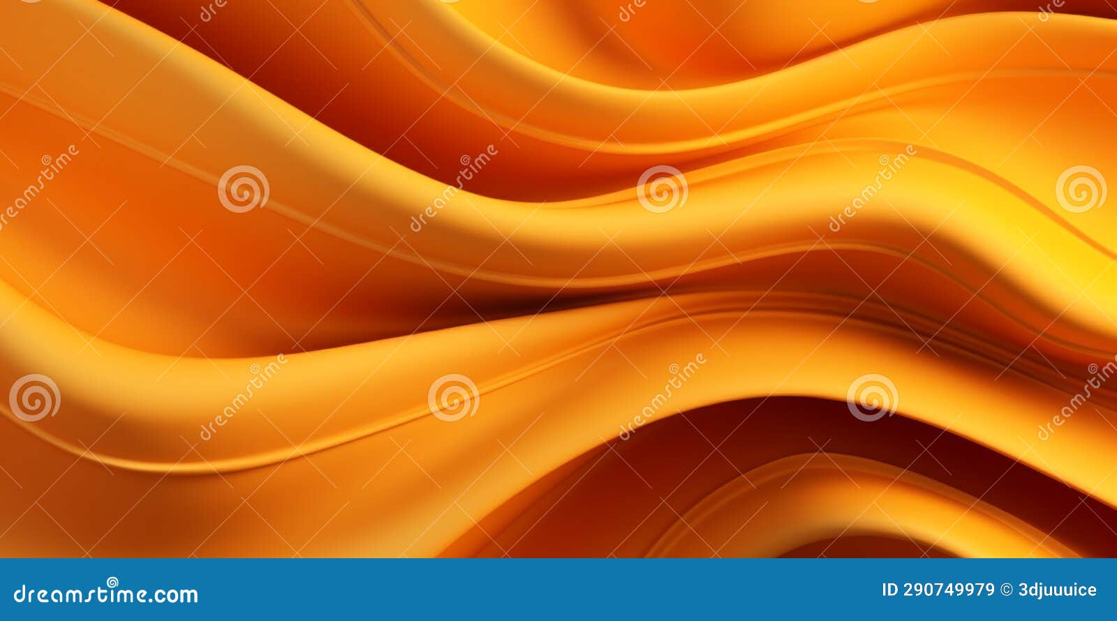 Orange Slime Creative Abstract Wavy Texture. Stock Illustration ...