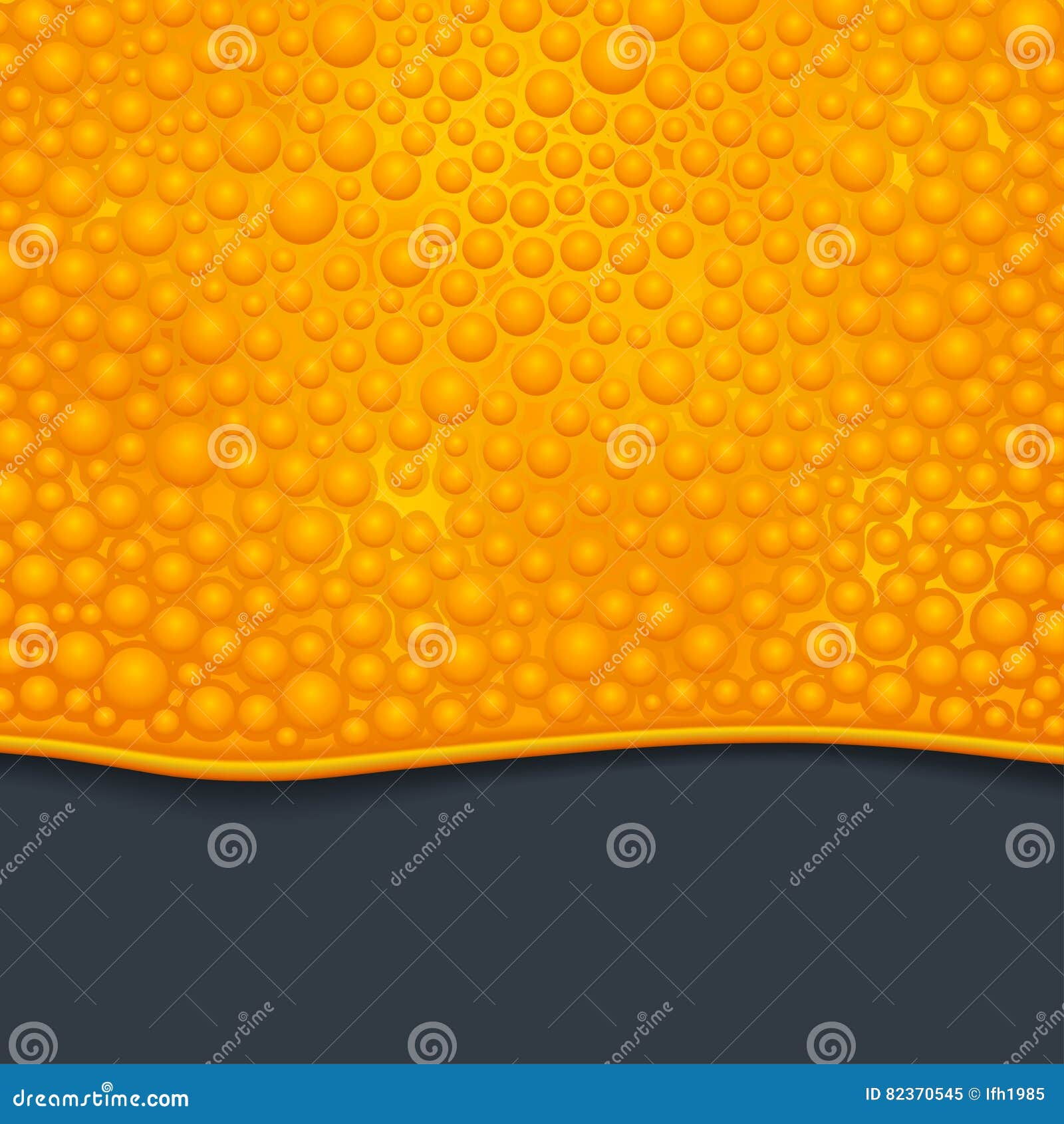 Orange slime 01 stock vector. Illustration of bubbled - 82370545