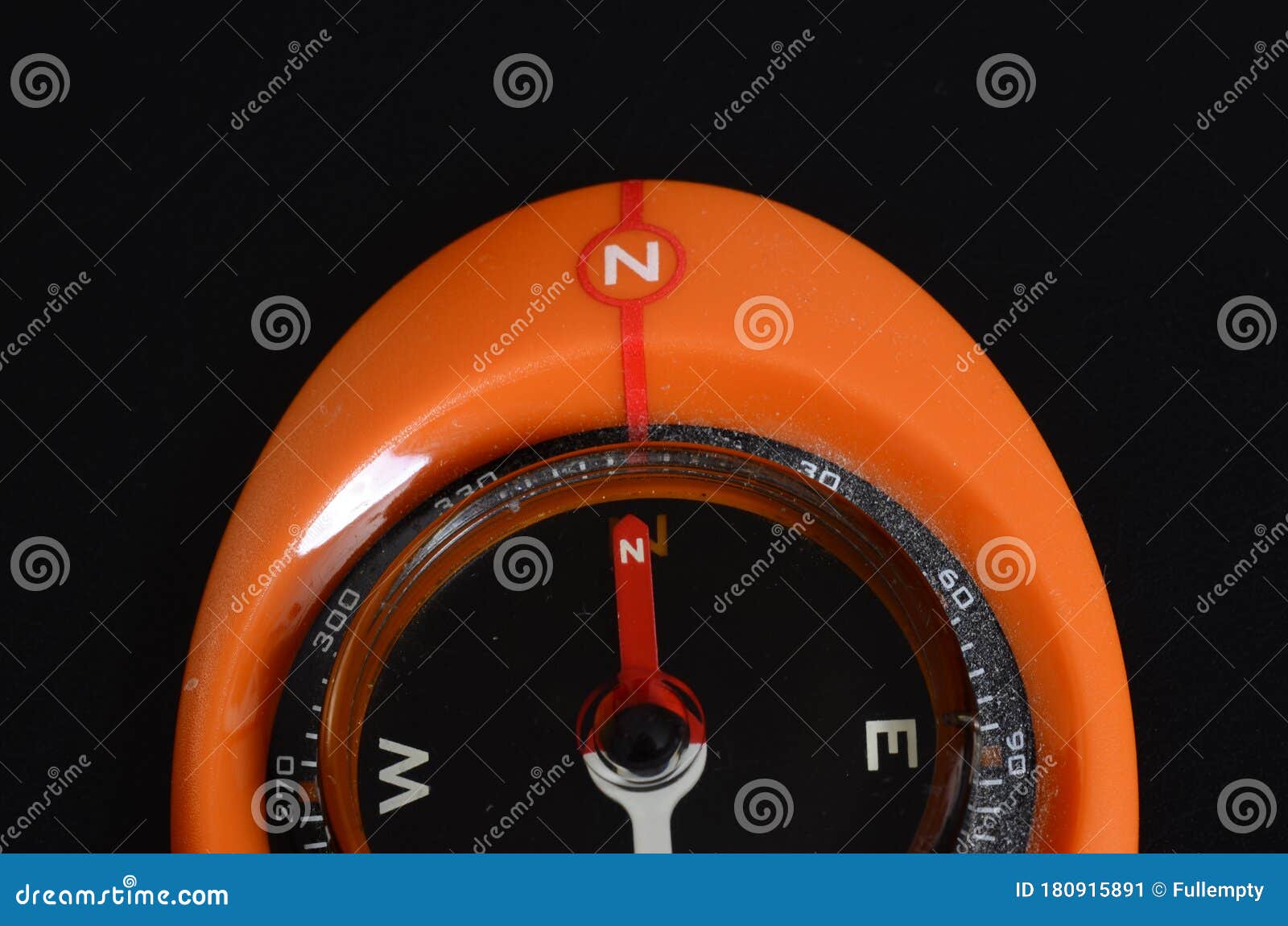 Compass, Close Up, North Diredction Stock Image - Image of black ...