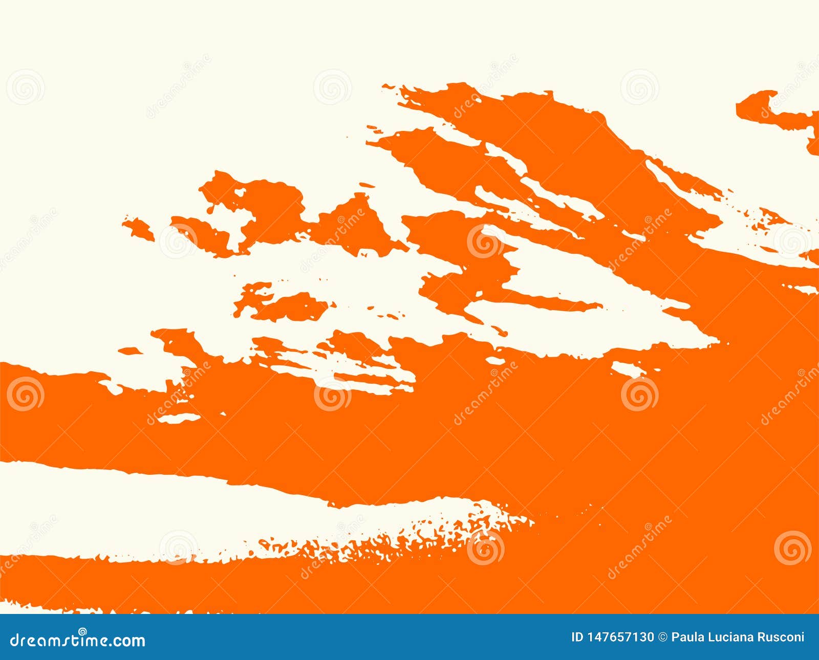 Orange Smear Vector Texture Overlay Stock Vector - Illustration of ...