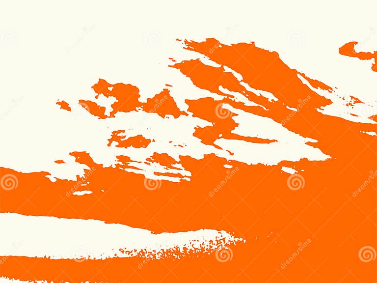 Orange Smear Vector Texture Overlay Stock Vector - Illustration of ...