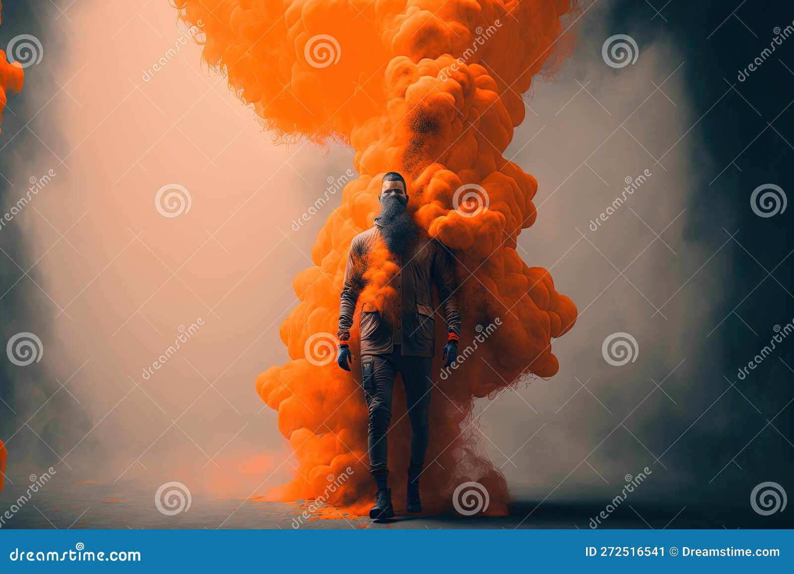 Smoke Grenade Hand Draw Vintage Style Black And White Clip Art Isolated ...