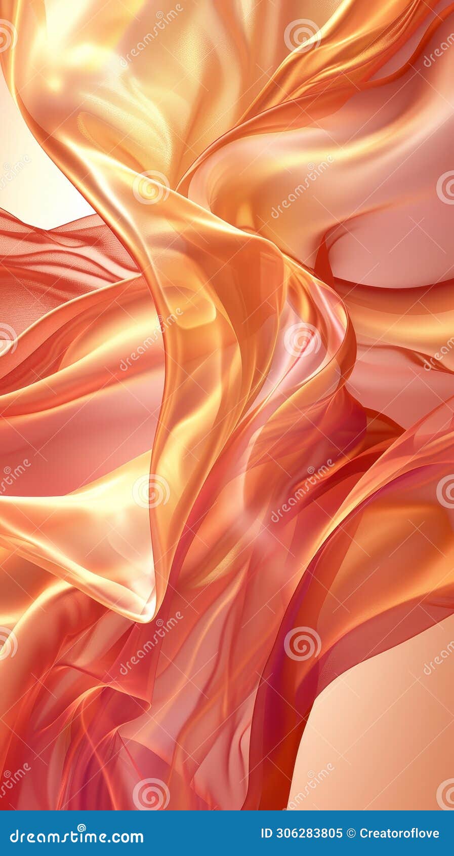 Orange Smooth Texture Fabric Background Stock Illustration ...