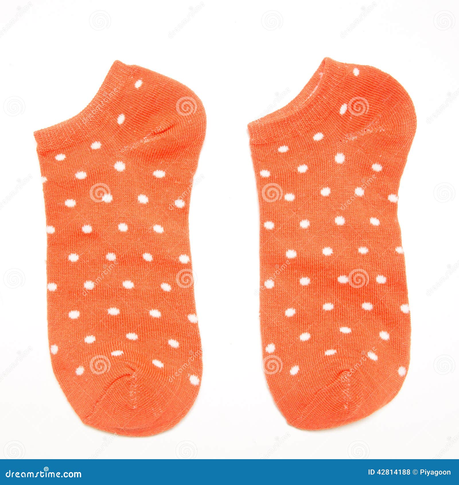 Orange socks isolated stock photo. Image of small, isolated - 42814188