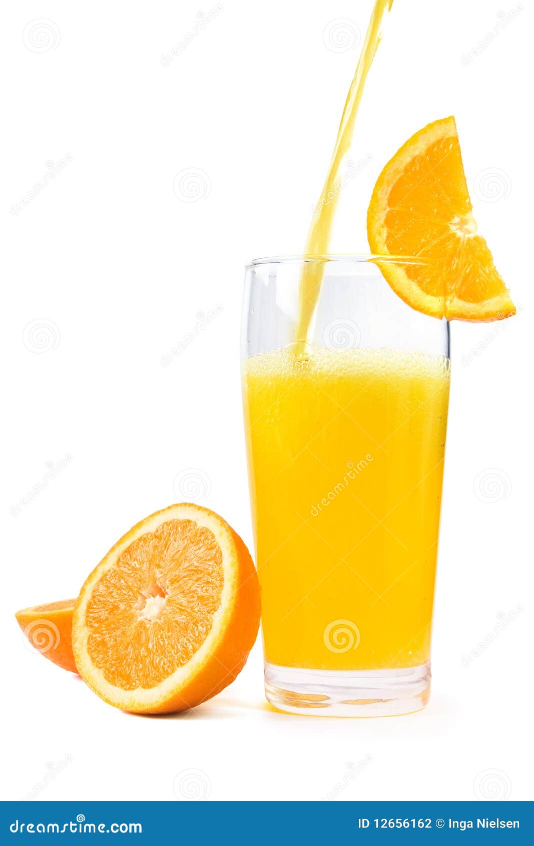 Orange soda stock photo. Image of isolated, white, soda - 12656162