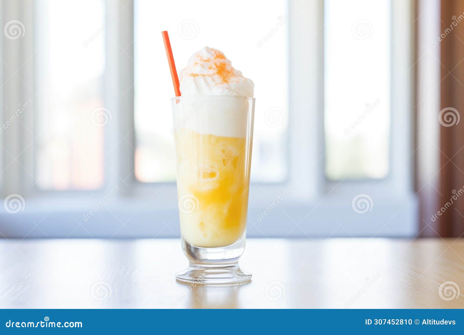 Orange Soda Float with Vanilla Ice Cream Stock Photo - Image of float ...