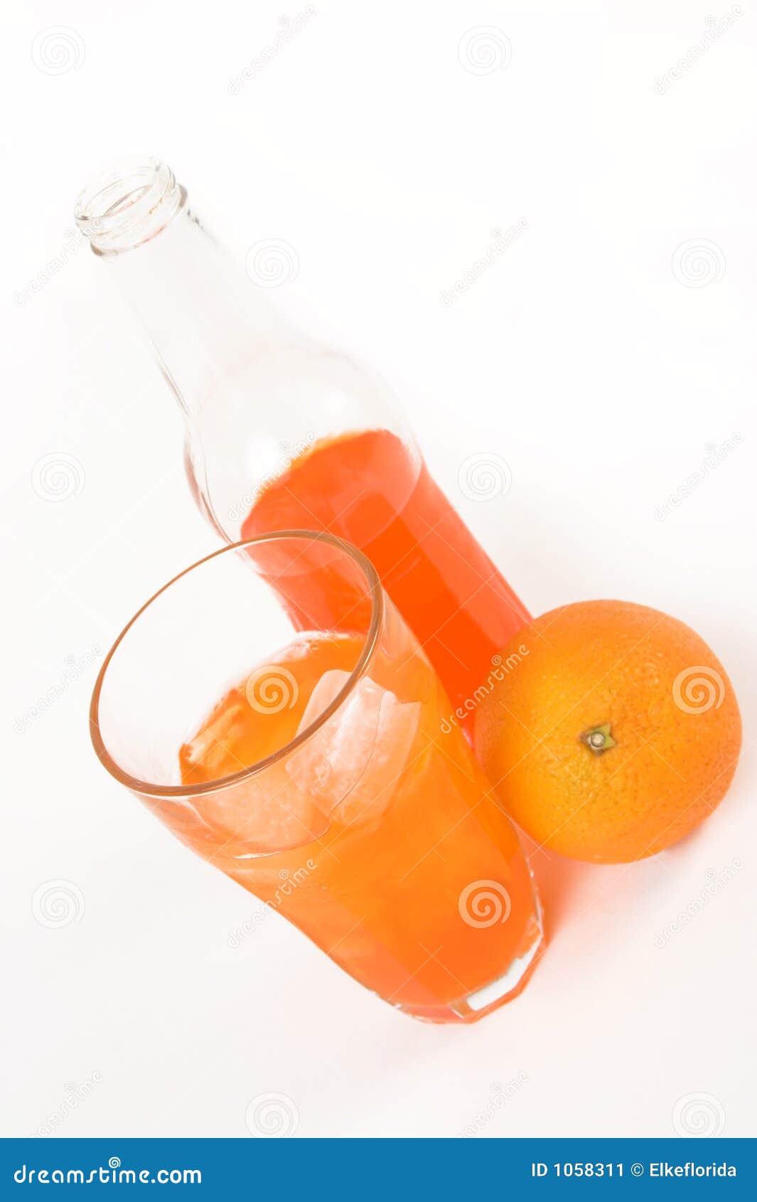 Orange soda and fruit stock image. Image of beverage, drink - 1058311