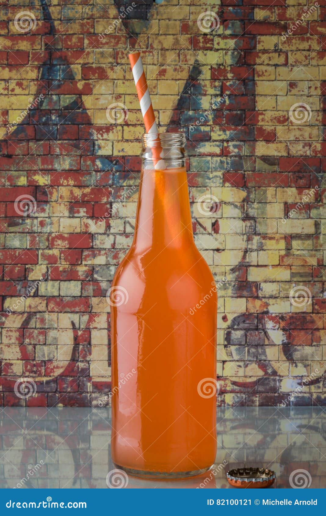 Orange Soda stock image. Image of drink, caffiene, beverage - 82100121