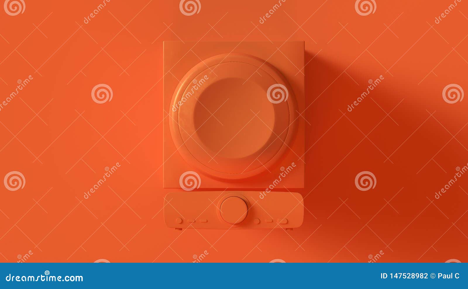 Orange Speakers Simple stock illustration. Illustration of simple ...