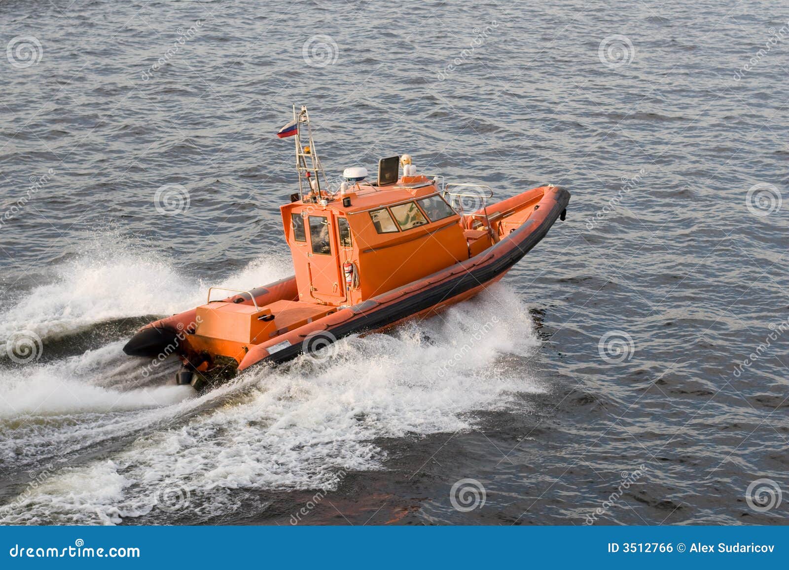 Orange speed-boat stock photo. Image of mode, power, rebellion - 3512766