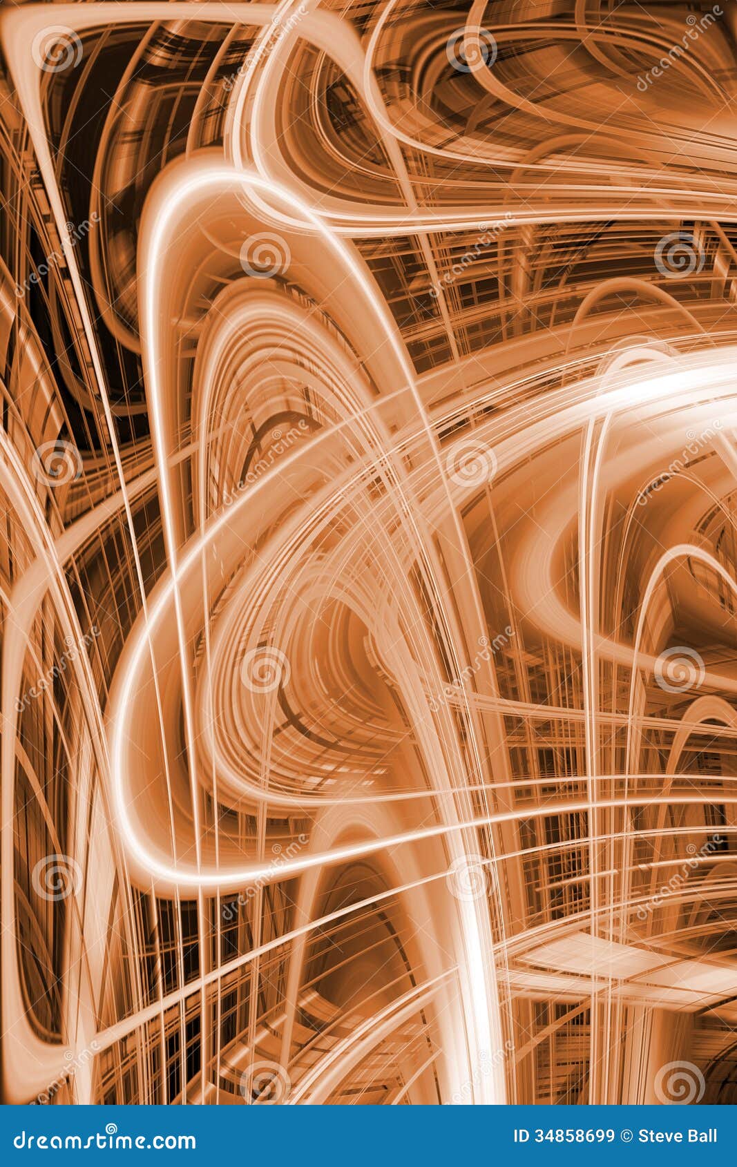 Orange Speed Lines Background Stock Illustration - Illustration of ...