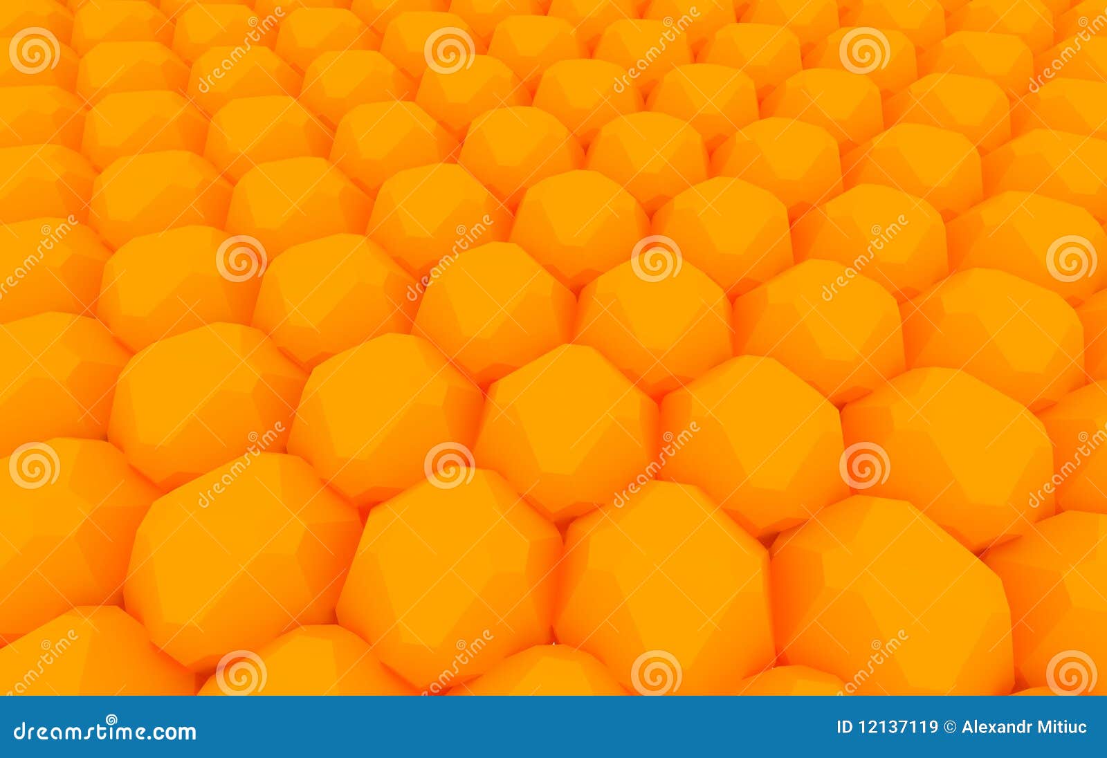 Orange sphere array stock illustration. Illustration of closeup - 12137119