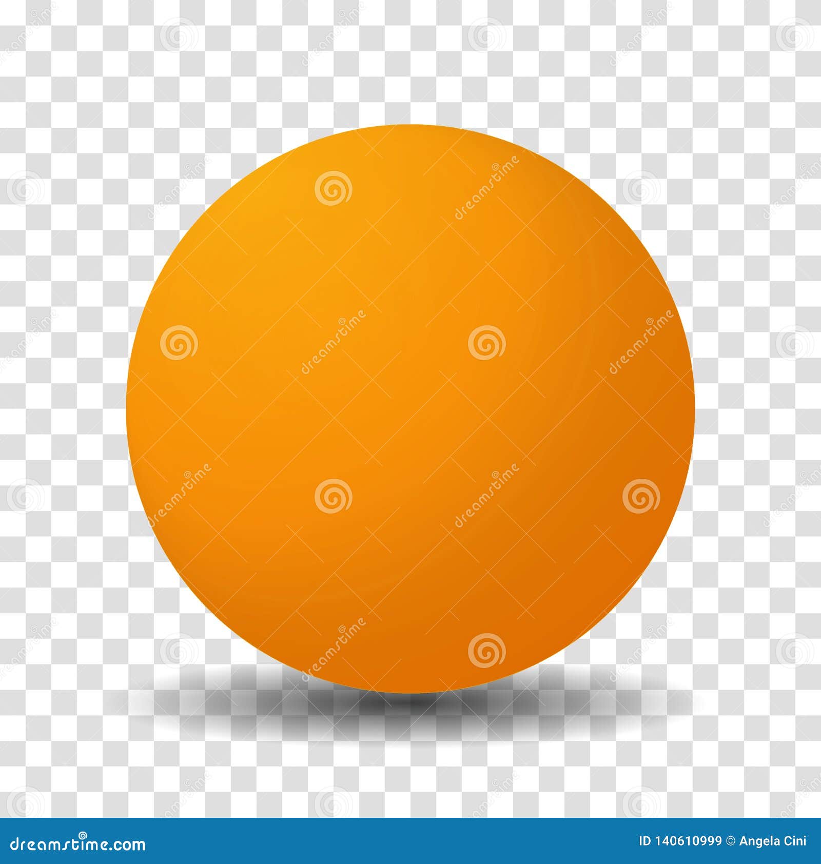 Orange Sphere Ball stock vector. Illustration of design - 140610999