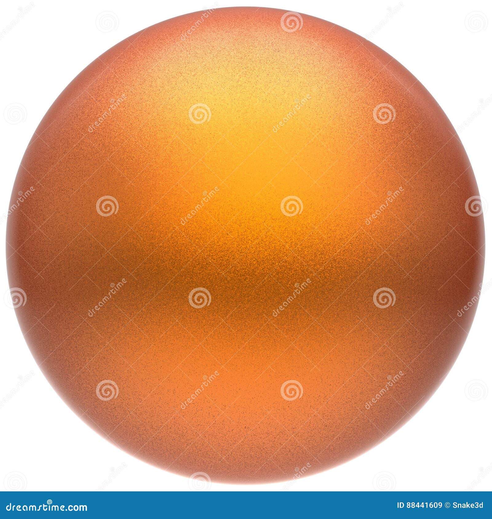 Orange Sphere Round Button Ball Basic Matted Yellow Sun Circle Stock ...