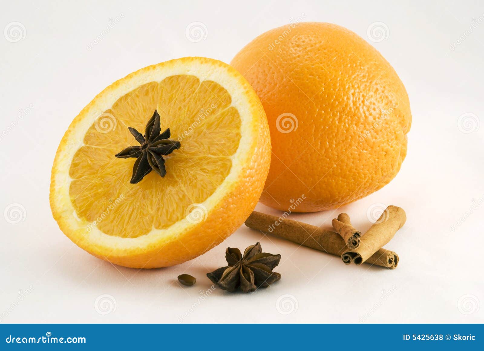 Orange with spice stock photo. Image of drink, cinnamon - 5425638