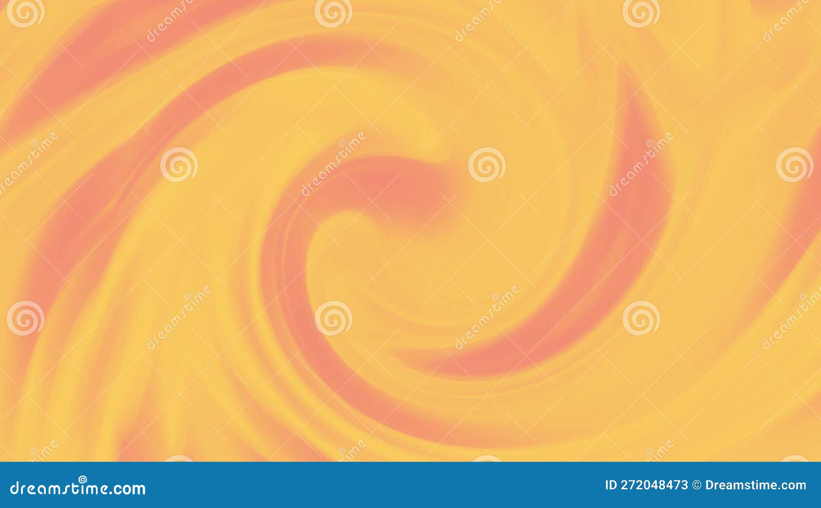 Orange Spin in Center Gradient Wavy Background Stock Illustration ...