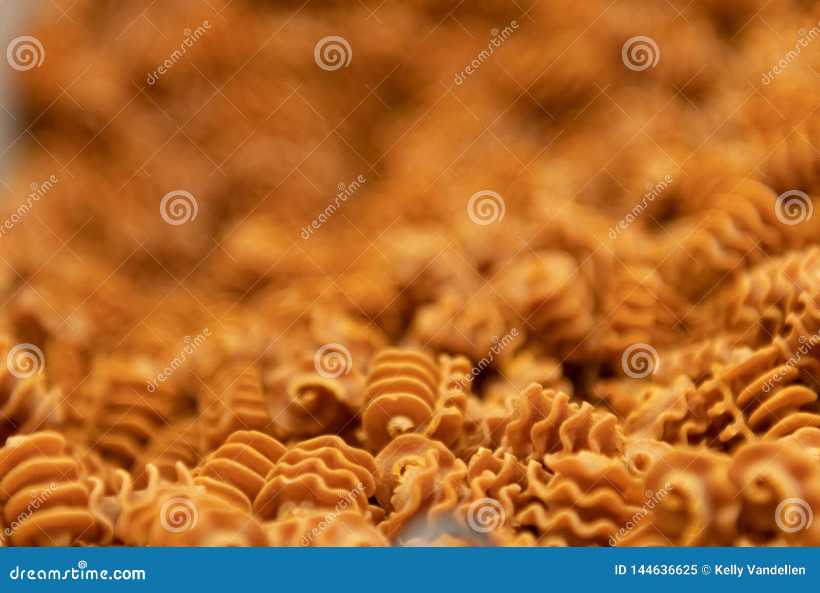 Orange Spiral Homemade Pasta Shells Stock Image - Image of traditional ...