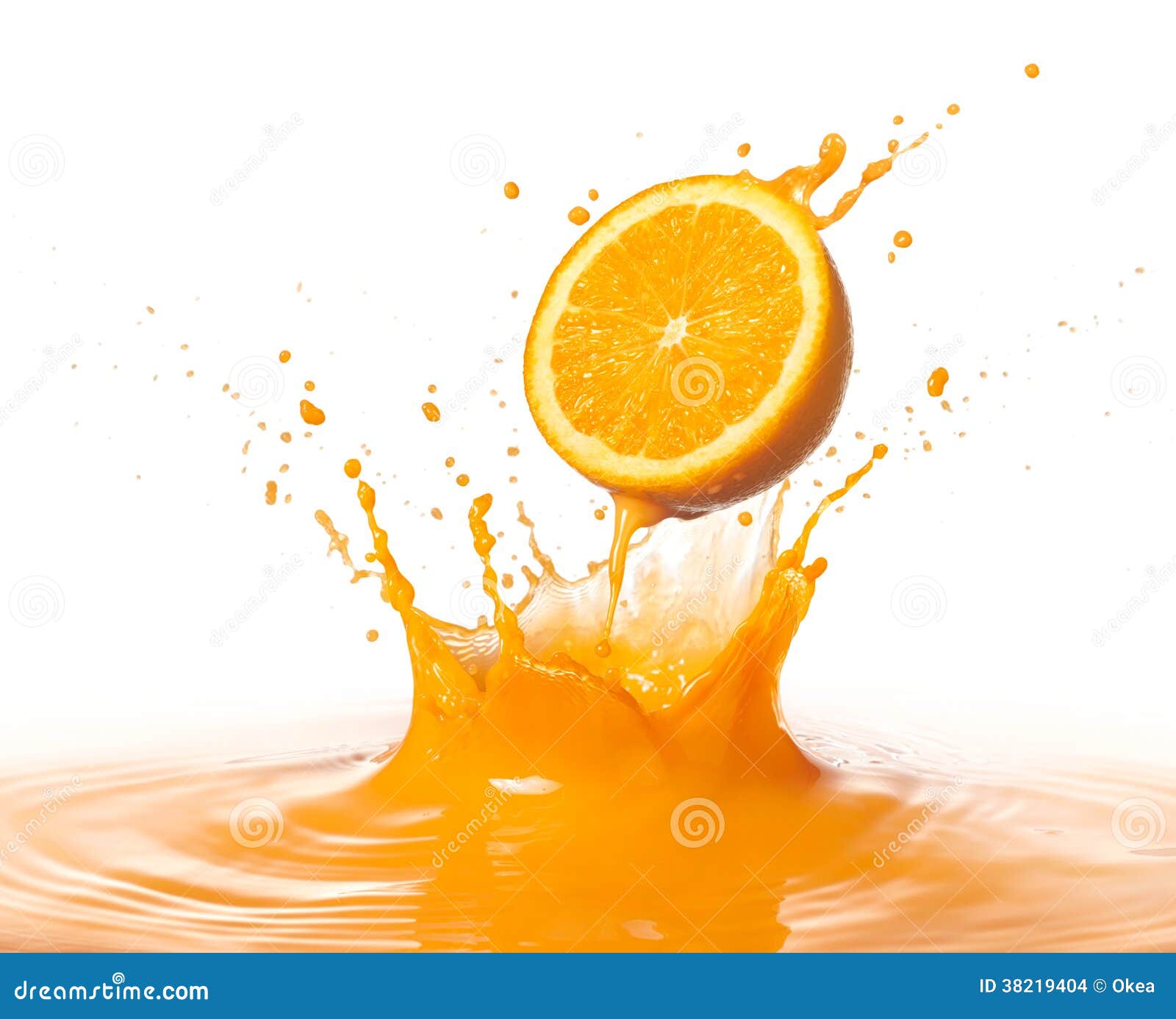 Orange splash stock photo. Image of splash, drop, wave - 38219404