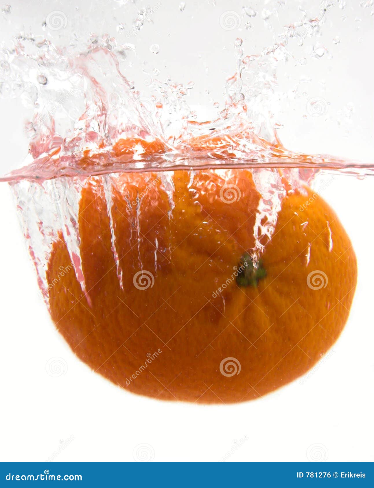 Orange splash stock photo. Image of background, cold, freshness - 781276