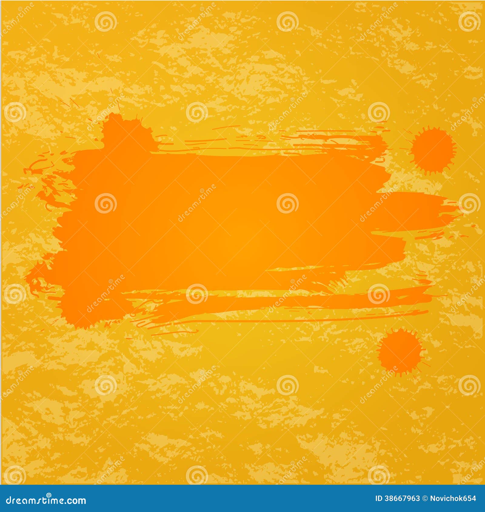 Orange splash background stock vector. Illustration of banner - 38667963