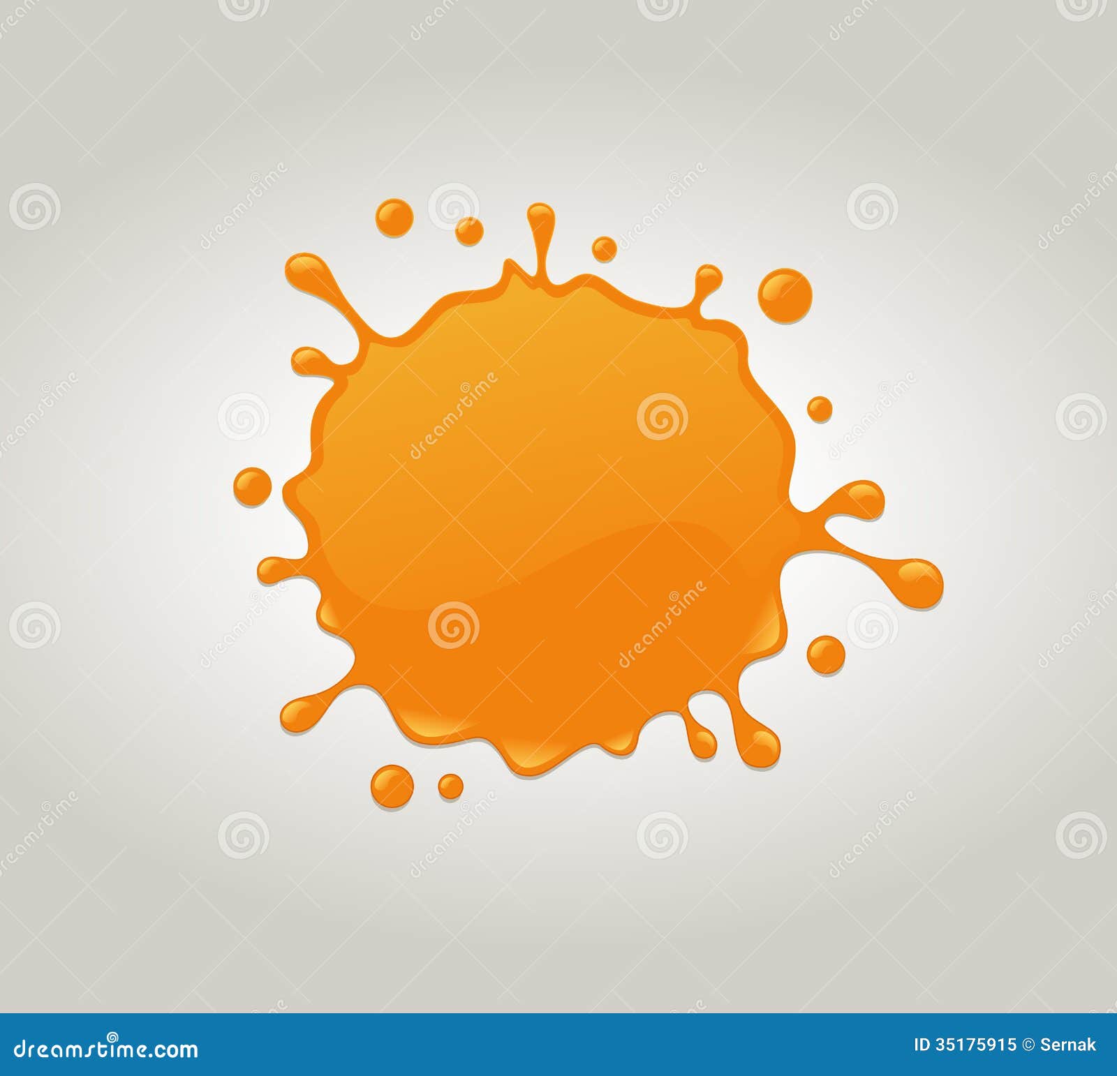 Orange Splash with Background Stock Vector - Illustration of drop ...