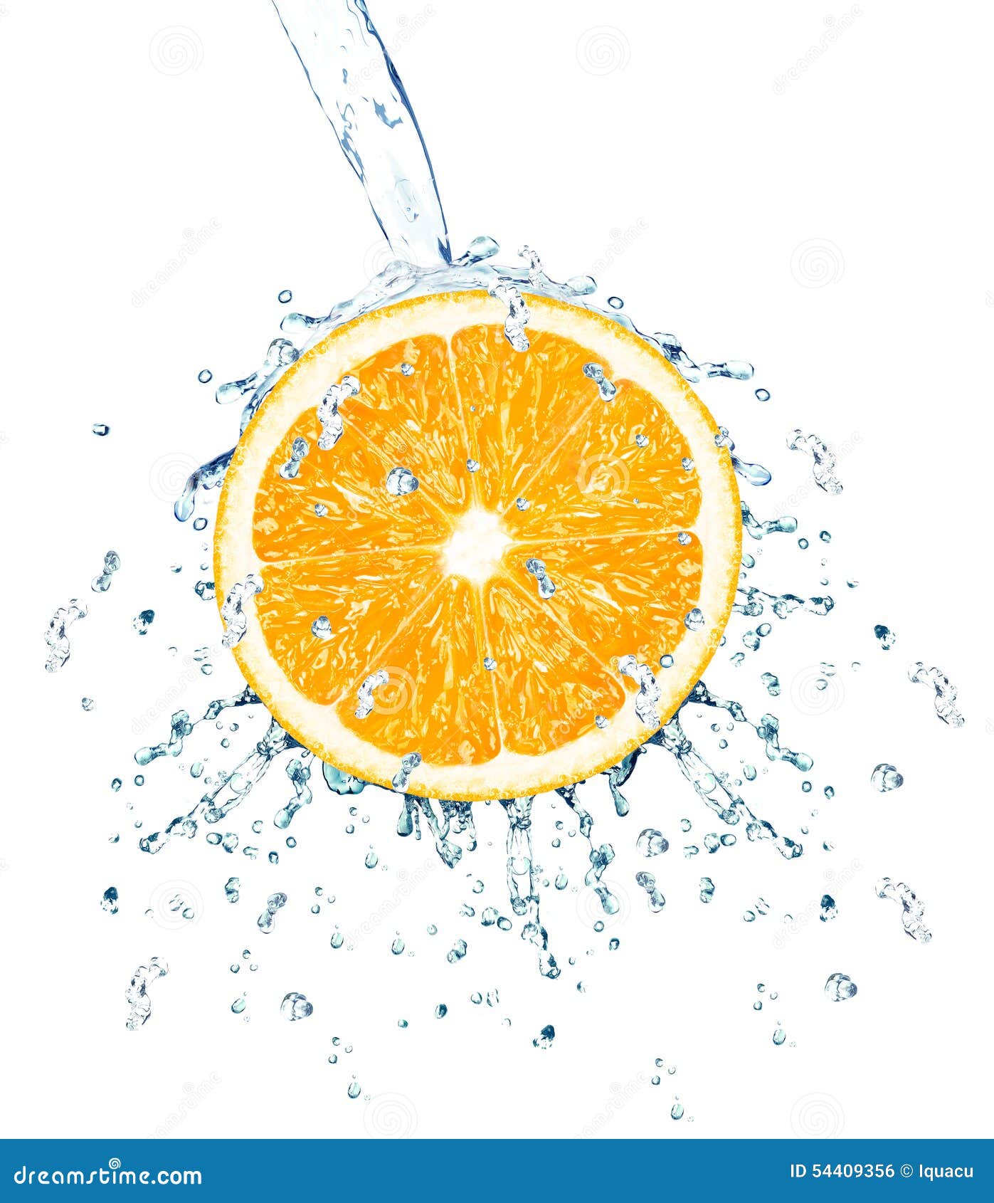 Orange splash stock photo. Image of liquid, isolated - 54409356