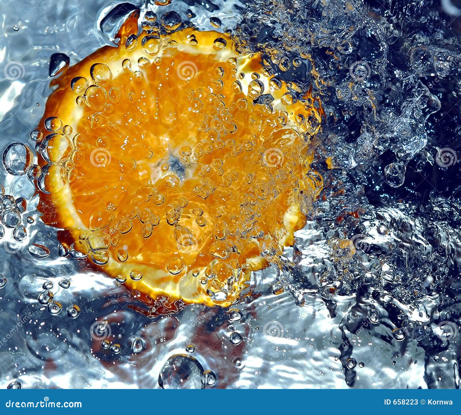 Orange splashing water stock image. Image of bottle, lemon - 658223