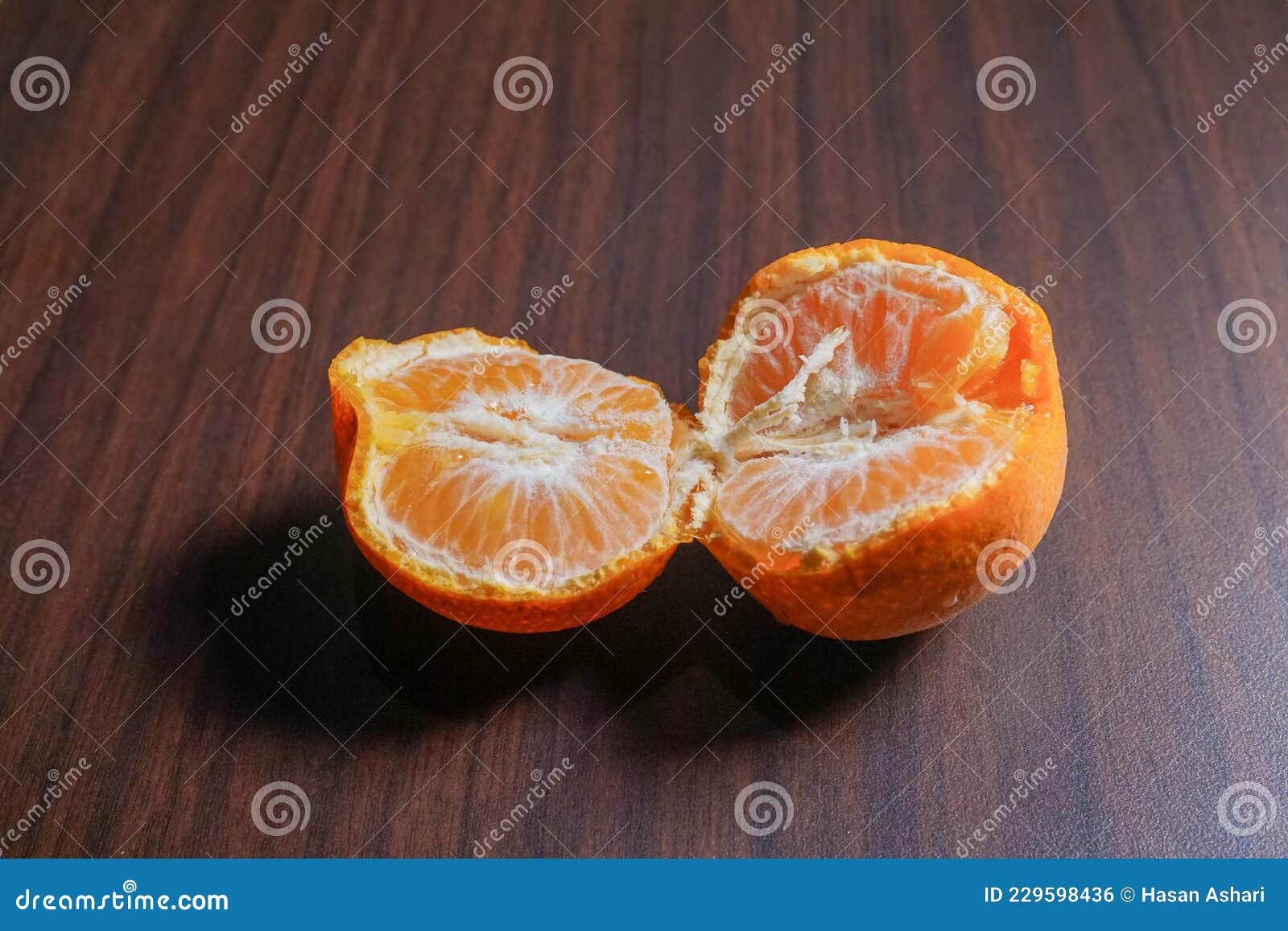Orange Split on a Wooden Table Stock Photo - Image of plant, quail ...