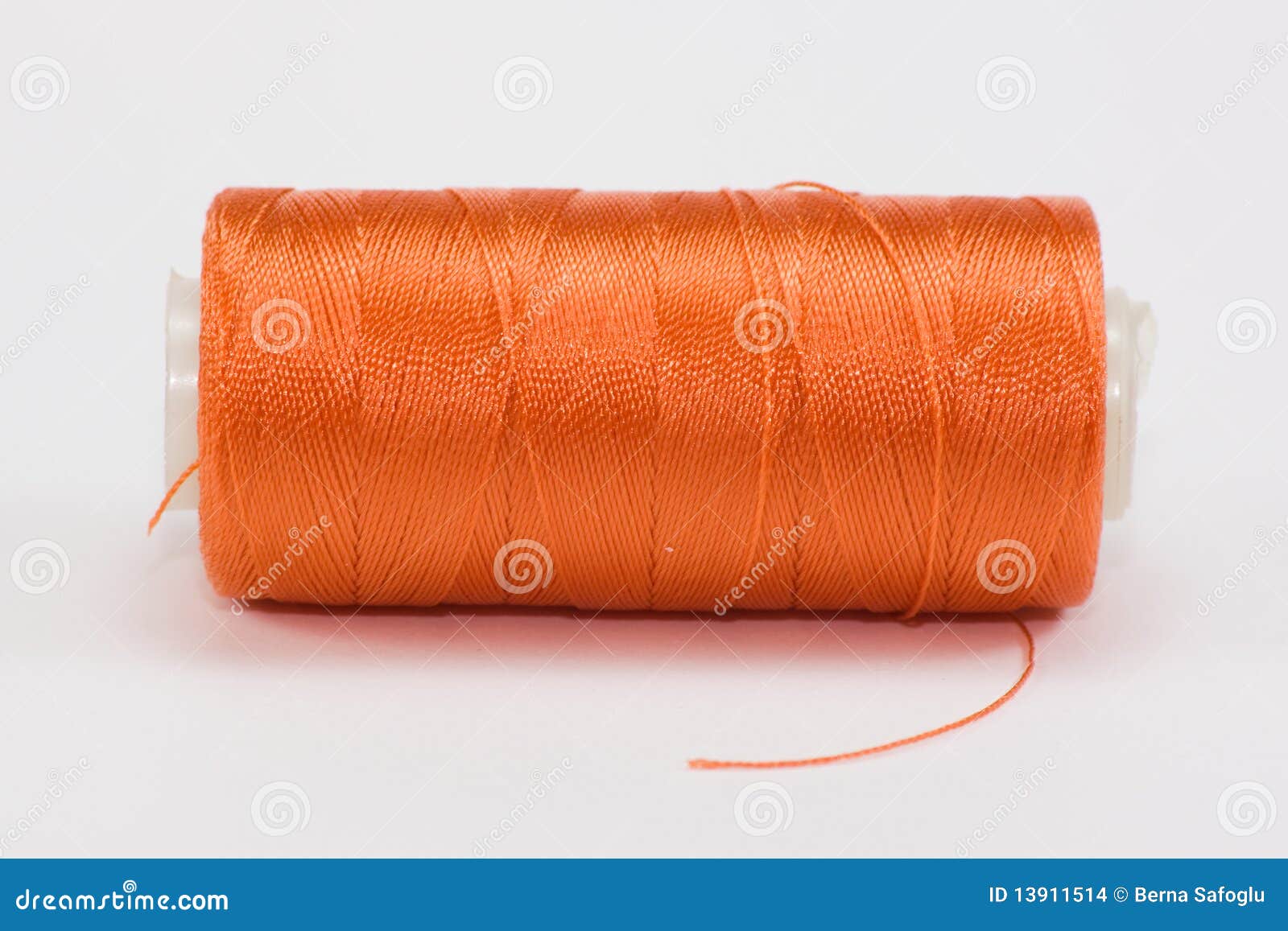 Orange spool stock photo. Image of string, bobbin, clothing - 13911514