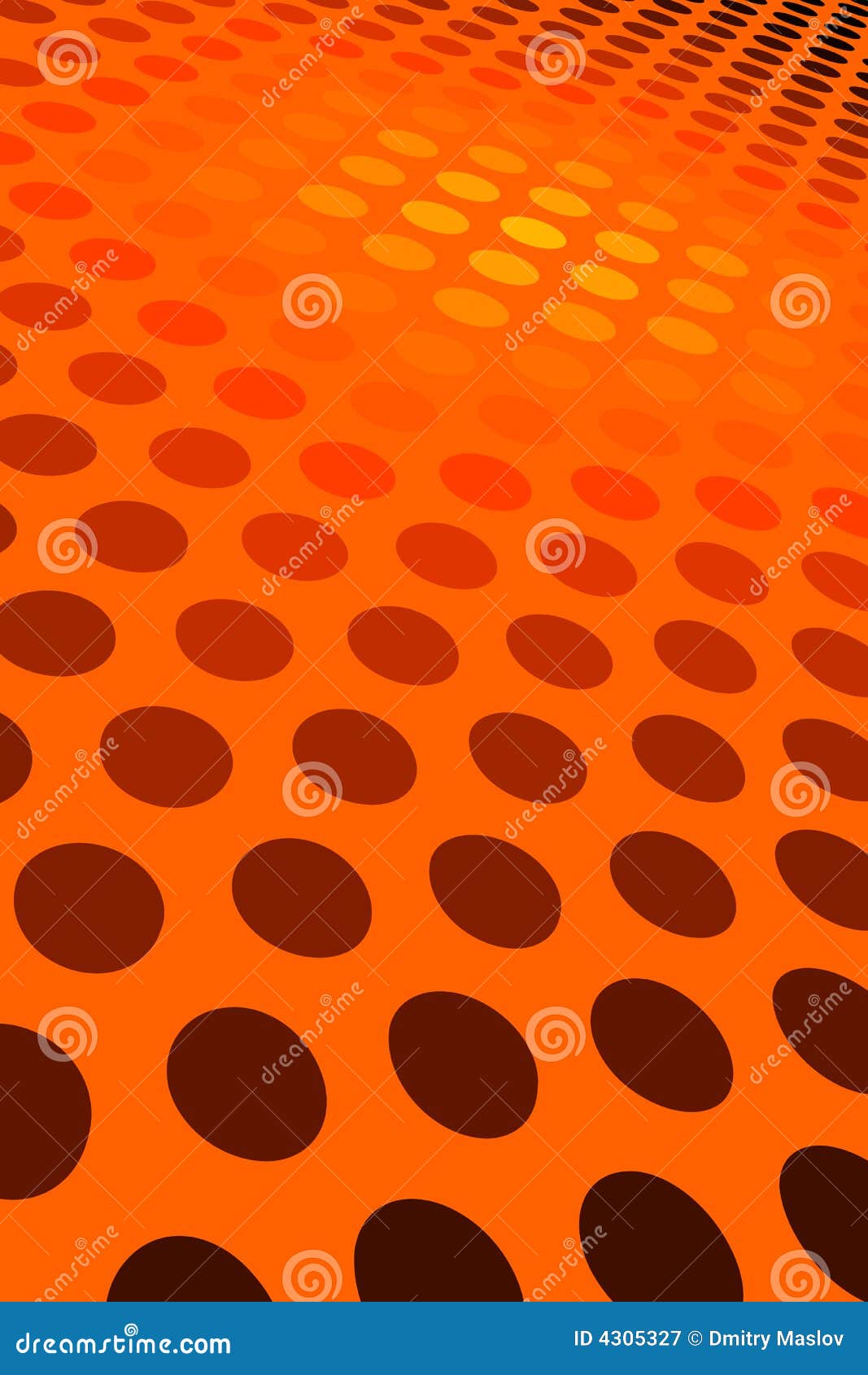 Orange Spot Pattern stock vector. Illustration of fade - 4305327